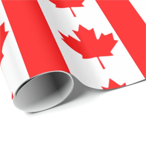 Canadian Flag Wrapping Paper | Zazzle