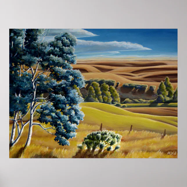 Canadian Landscape Painting Posters & Prints Small | Zazzle