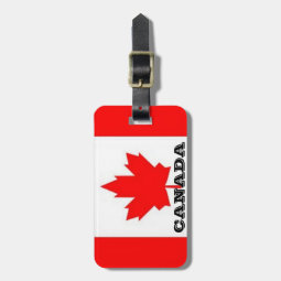 Canadian Luggage Tags | Zazzle