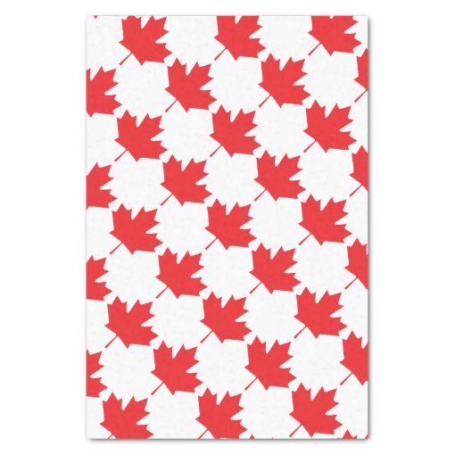 Canadian Maple Leaf Tissue Paper | Zazzle