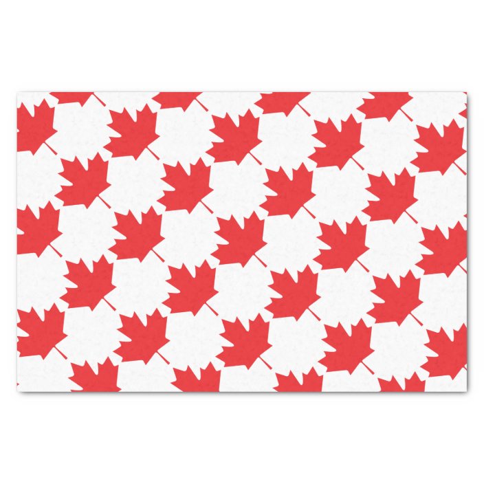 Canadian Maple Leaf Tissue Paper | Zazzle.com