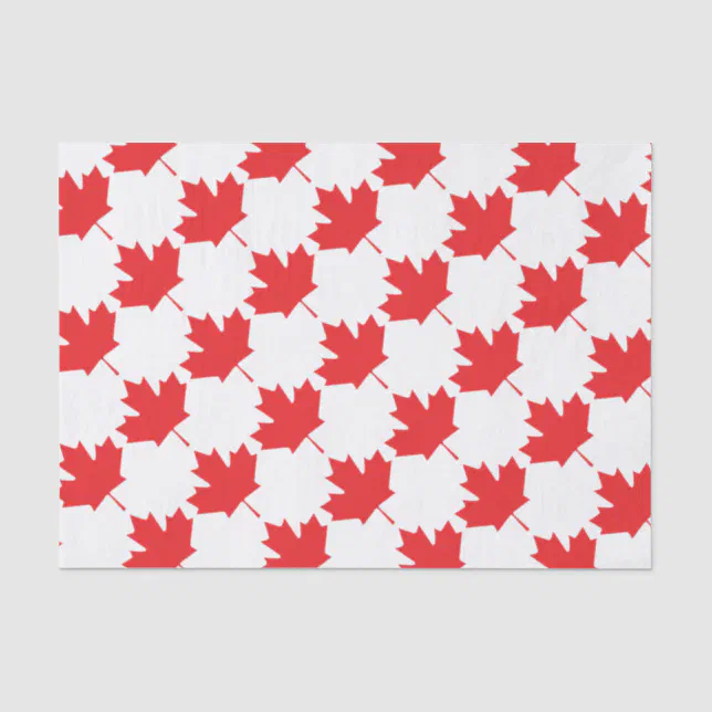 Canadian Maple Leaf Tissue Paper | Zazzle