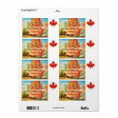 Canadian Maple Syrup Label | Zazzle