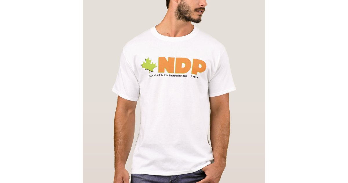 Canadian NDP T-Shirt | Zazzle