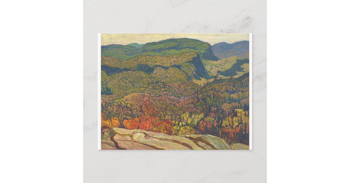 Canadian Painter Jackson Forest Wilderness Postcard | Zazzle