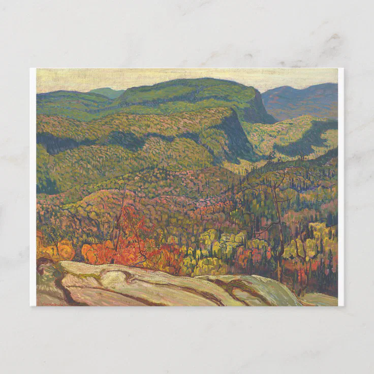 Canadian Painter Jackson Forest Wilderness Postcard | Zazzle