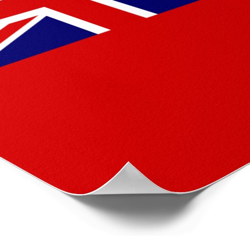 Canadian Red Ensign flag Poster | Zazzle