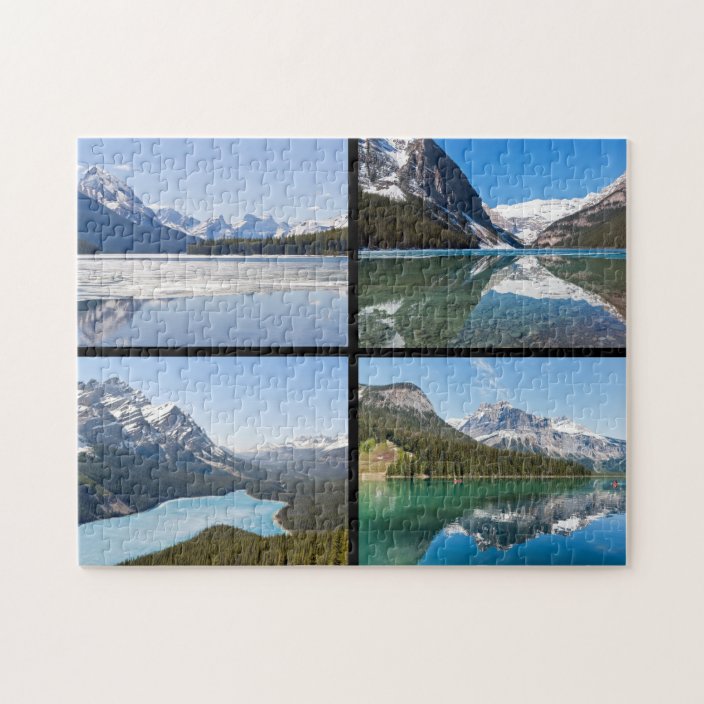 Canadian Rockies National Parks - Western Canada Jigsaw Puzzle | Zazzle.com
