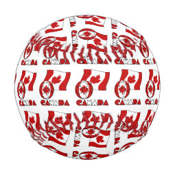 Canadian Soccer Ball and Flag | Zazzle