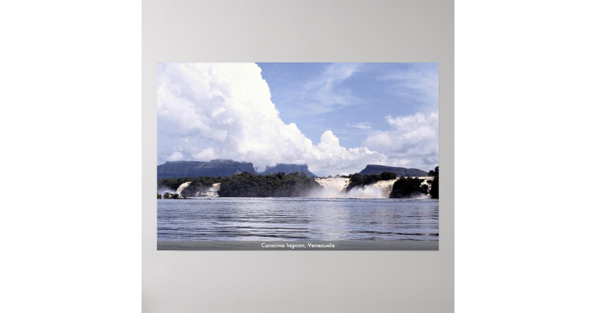 Canaima lagoon, Venezuela Poster | Zazzle