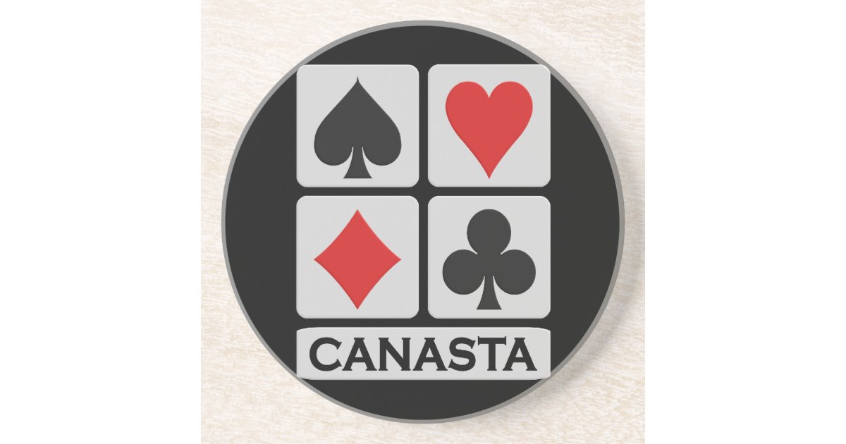 Canasta coaster | Zazzle