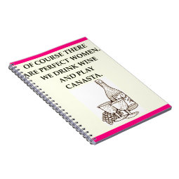 CANASTA NOTEBOOK | Zazzle