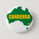 Canberra Green and Gold Map Pinback Button | Zazzle