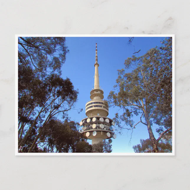 canberra tower postcard | Zazzle