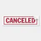 CANCELED Sticker | Zazzle