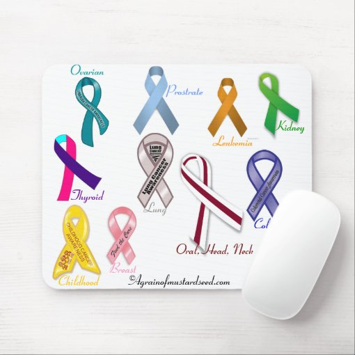 Cancer Awareness Mouse Pad | Zazzle