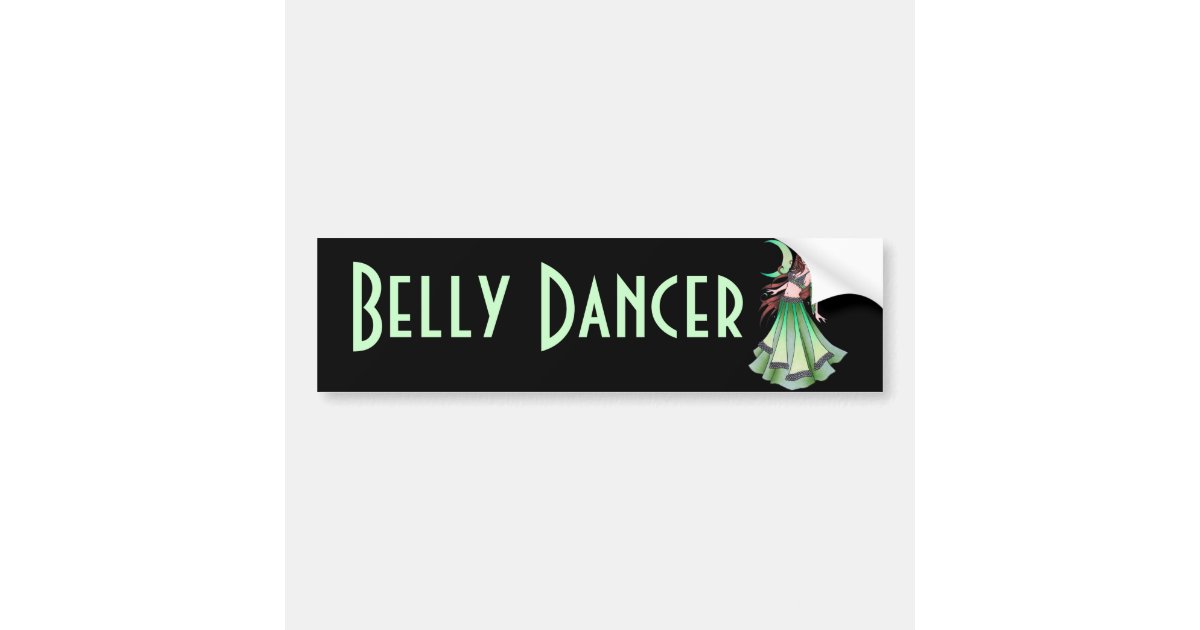 Cancer Belly Dancer Bumper Sticker | Zazzle