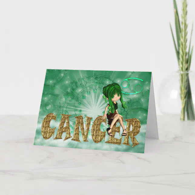 Cancer Birthday Card cute | Zazzle