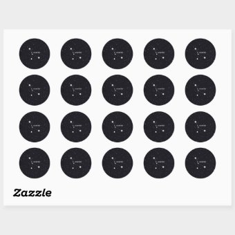 Cancer Classic Round Sticker | Zazzle