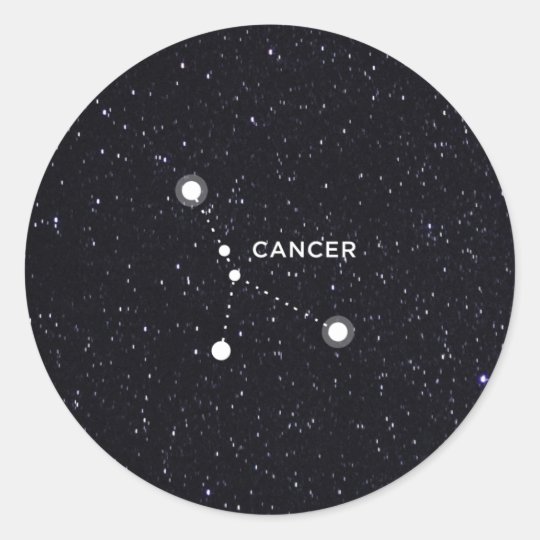 Cancer Classic Round Sticker | Zazzle.com