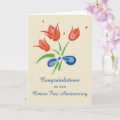 Cancer Free Congratulations Flowers Card | Zazzle