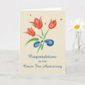 Cancer Free Congratulations Flowers Card | Zazzle