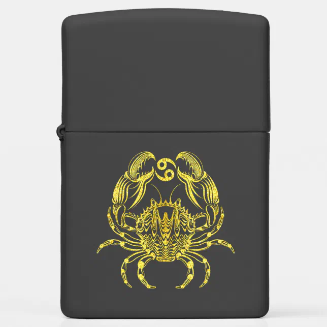 Cancer Gold Zippo Lighter | Zazzle
