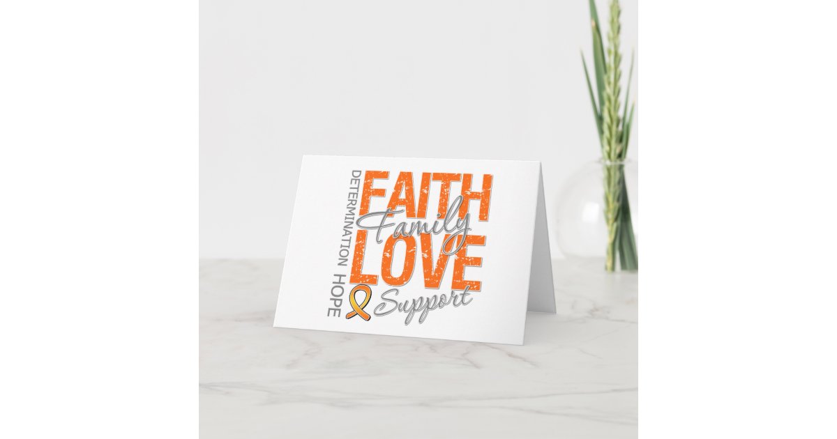 Cancer Inspiring Slogan Collage Leukemia Card | Zazzle