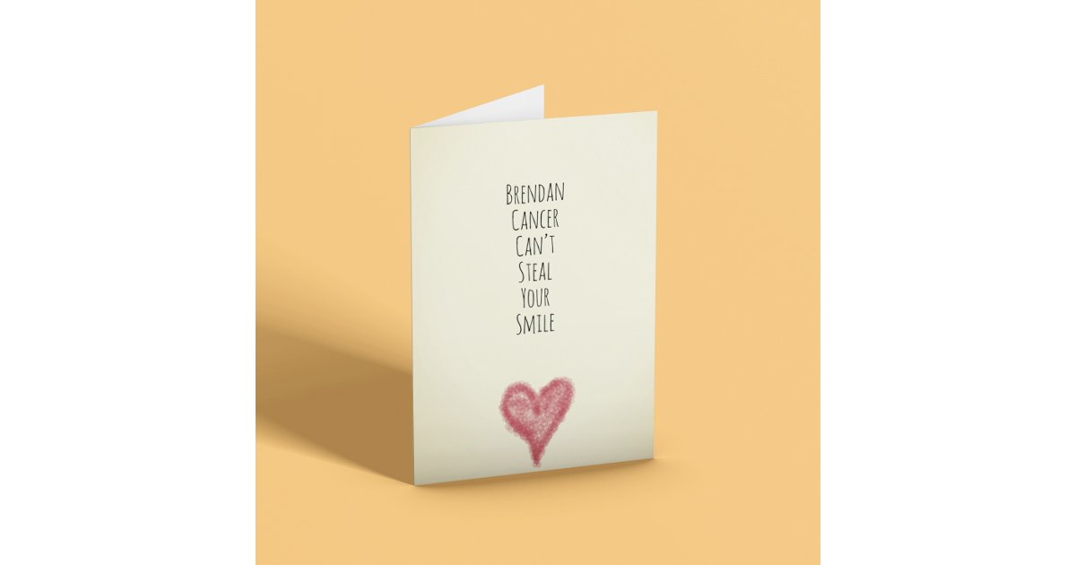 Cancer Patient Customizable Card | Zazzle
