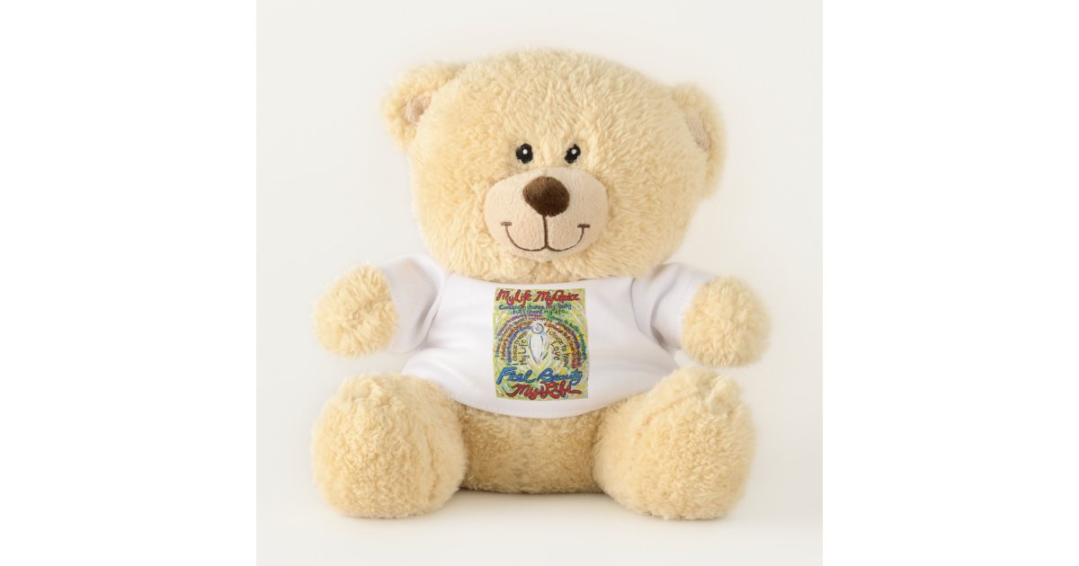 Cancer Poem White Angel Chemo Teddy Bear Gift | Zazzle