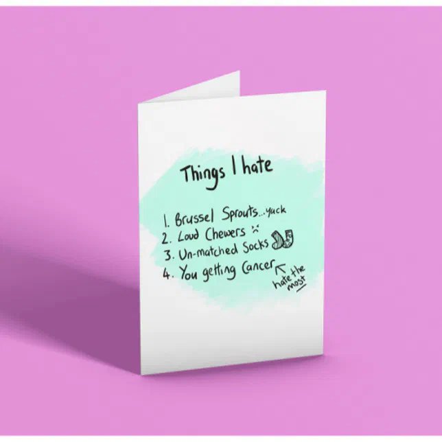 Cancer Support and Encouragement Card | Zazzle