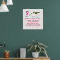 Cancer Survivor - Awareness Poem Poster - SRF | Zazzle
