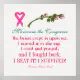 Cancer Survivor - Awareness Poem Poster - SRF | Zazzle