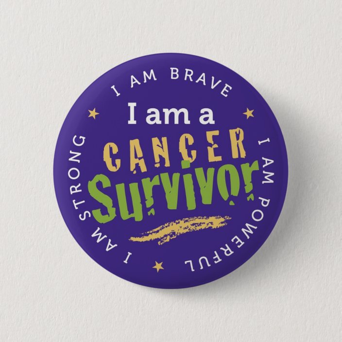 Cancer Survivor Pin | Zazzle.com