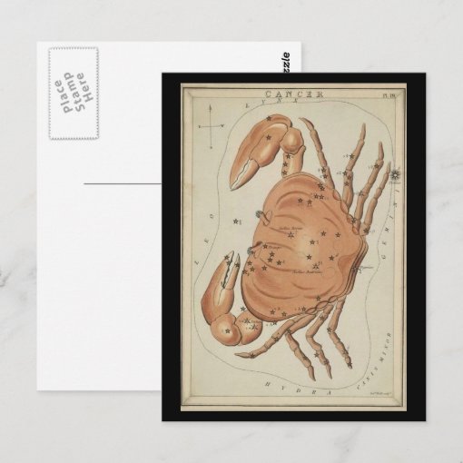 Cancer the Crab Postcard | Zazzle