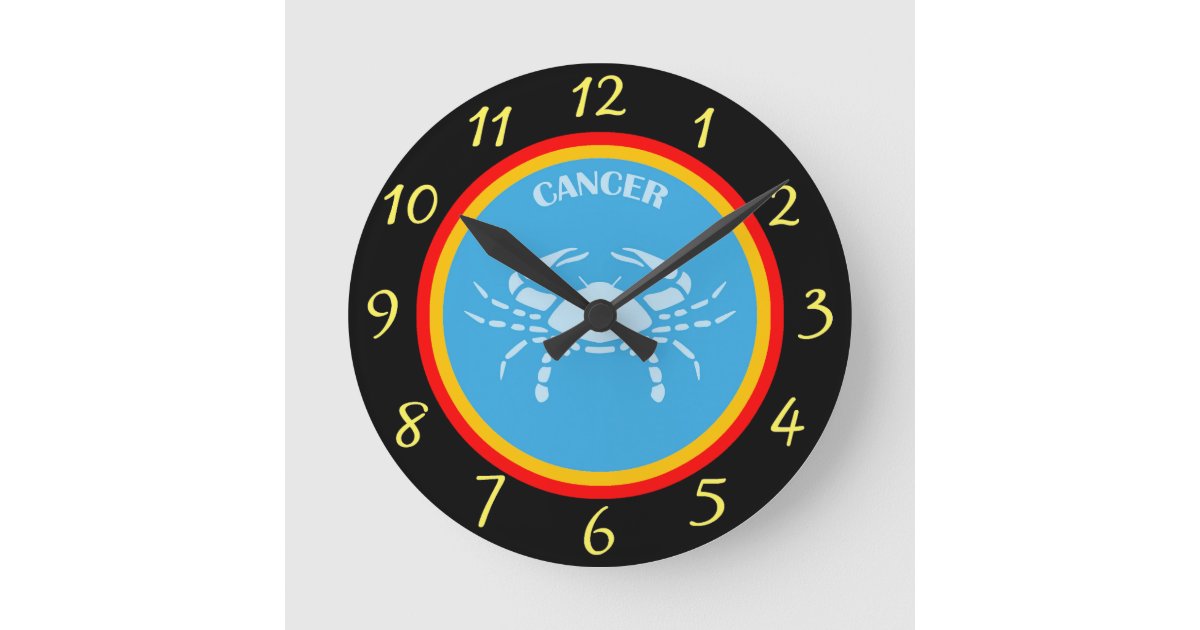Cancer Wall Clock | Zazzle