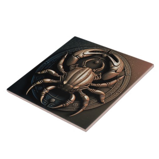 Cancer Zodiac Sign Cancer Horoscope Ceramic Tile | Zazzle
