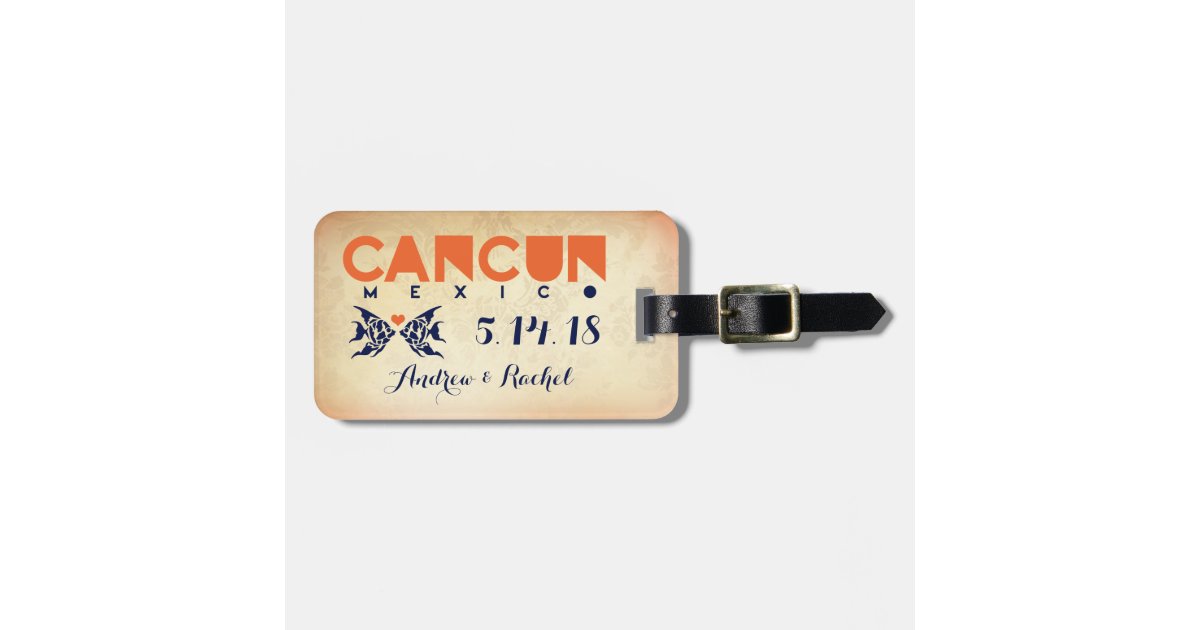 CANCUN Luggage Tag | Zazzle