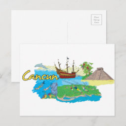 Cancun, Mexico Famous City Postcard | Zazzle
