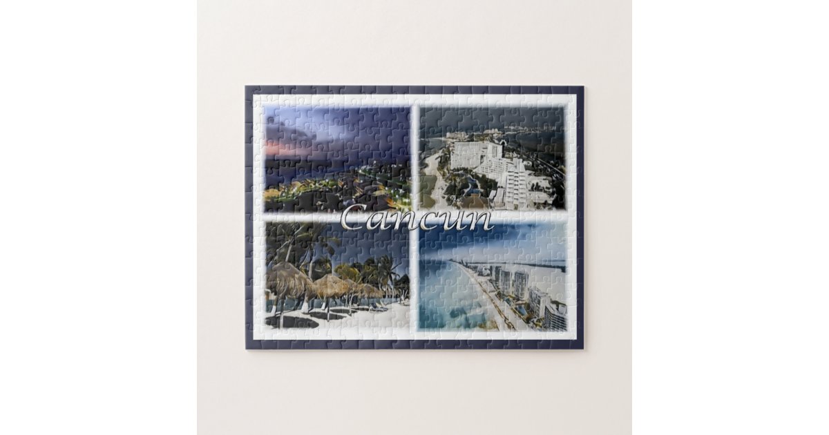 Cancun - Mexico - Mosaic - Jigsaw Puzzle | Zazzle