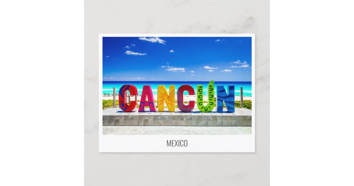 Cancun, Mexico postcard | Zazzle