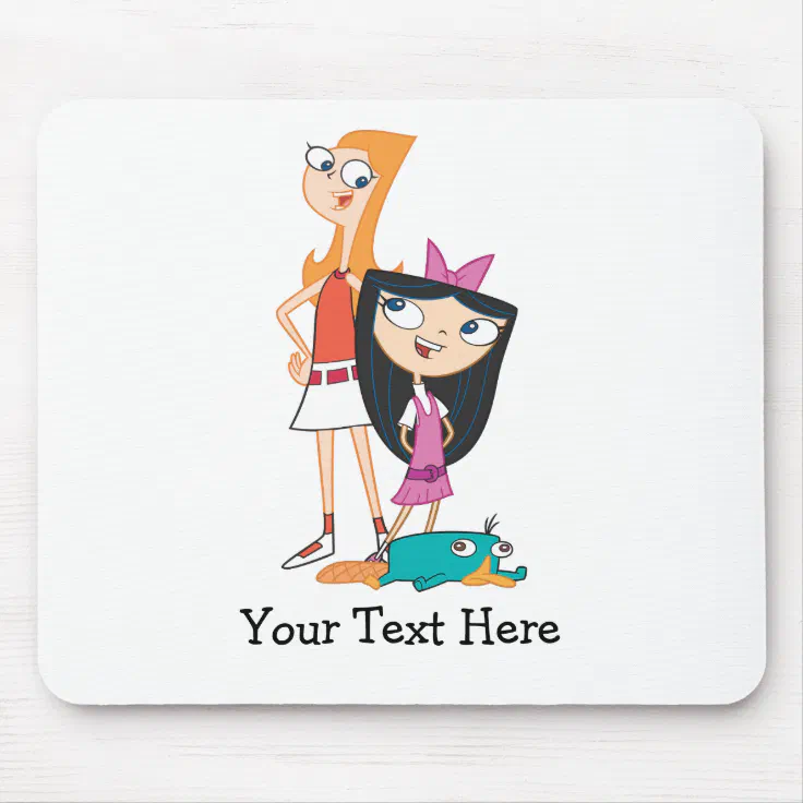Candace, Isabella, and Agent P Mouse Pad | Zazzle