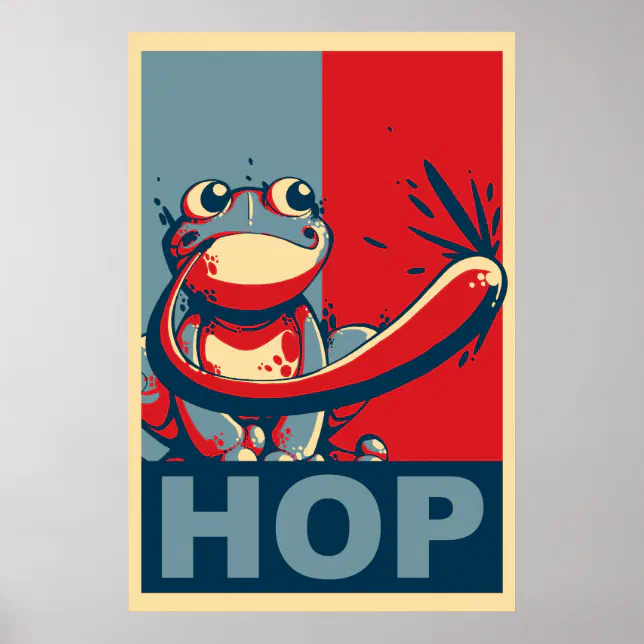 Candidate Hop Poster | Zazzle