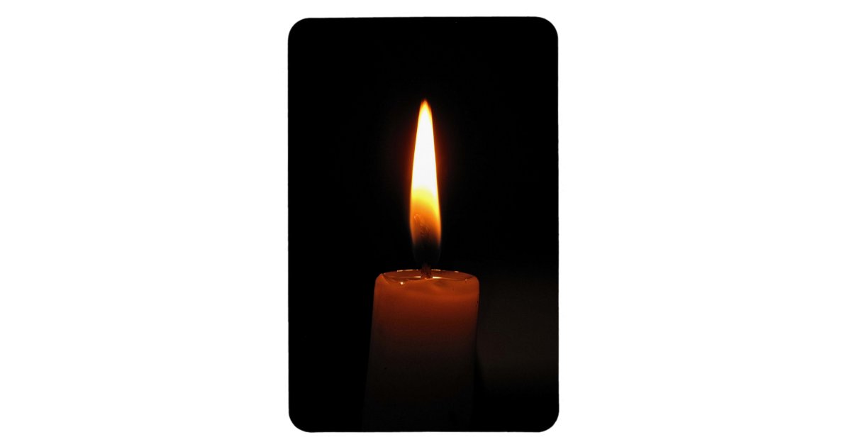 Candle Flame Magnet | Zazzle