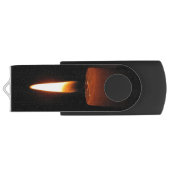 Candle Flame Swivel USB 2.0 Flash Drive | Zazzle