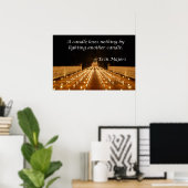 Candle lighting poster | Zazzle