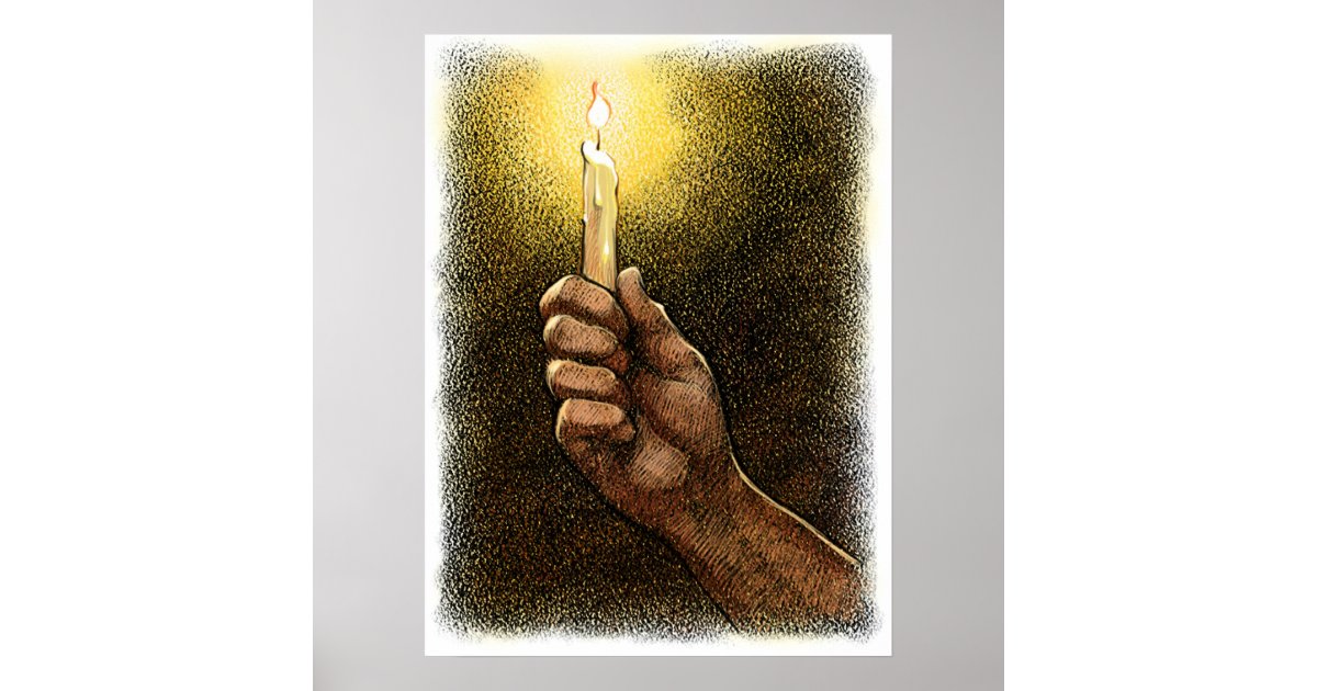 Candle Poster | Zazzle