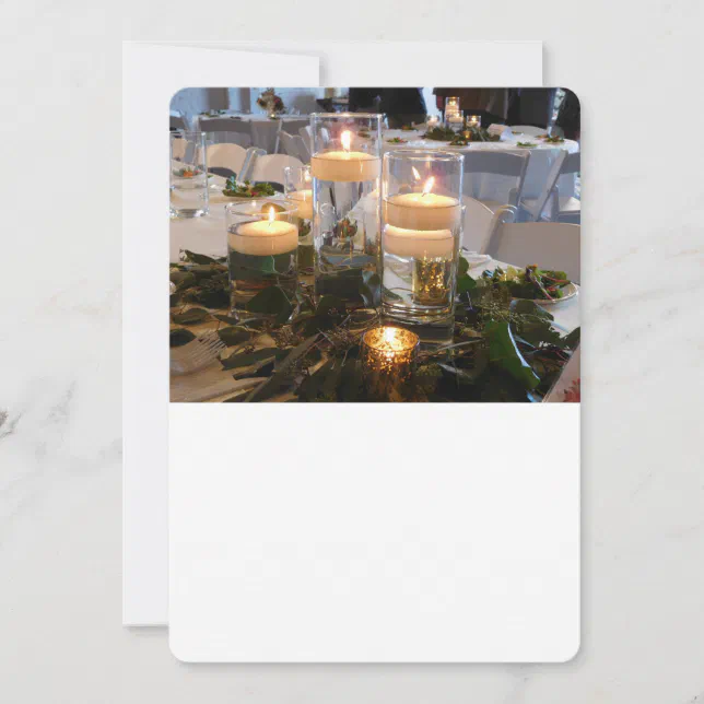 Candlelight wedding invitation | Zazzle