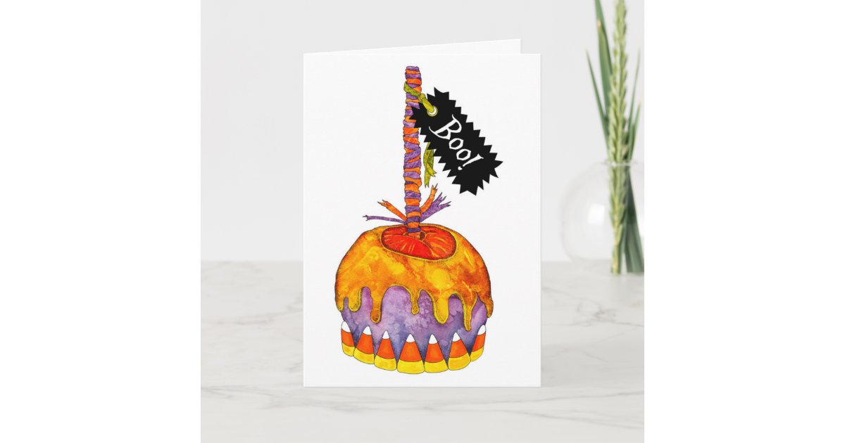 Candy Apple Card | Zazzle