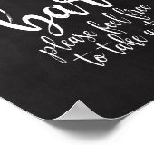 Candy Bar Chalkboard Script 8x10 Wedding Sign | Zazzle